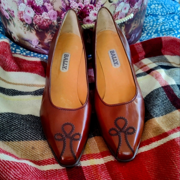 Bally | Shoes | Bally Brown Leather Heels | Poshmark